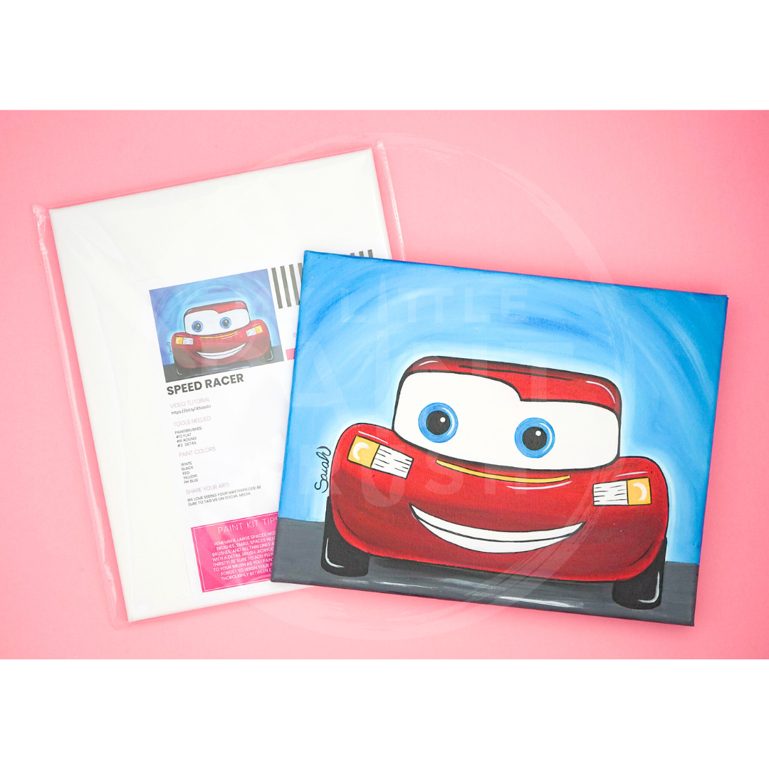 lightning mcqueen canvas