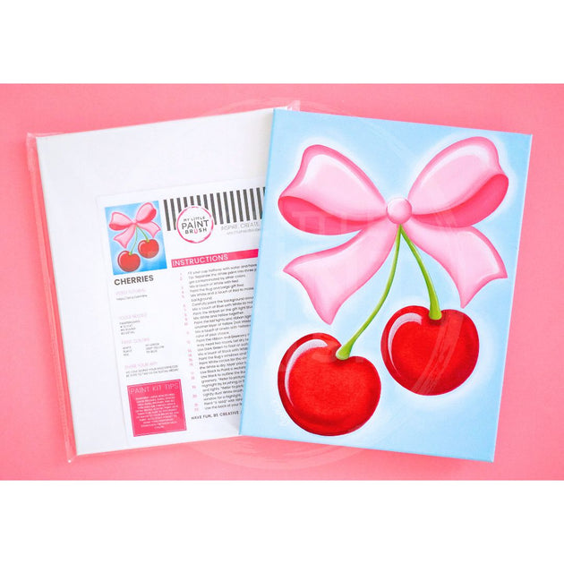 Homepage Paint Kits – Tagged "cherry painting on canvas"– My Little ...