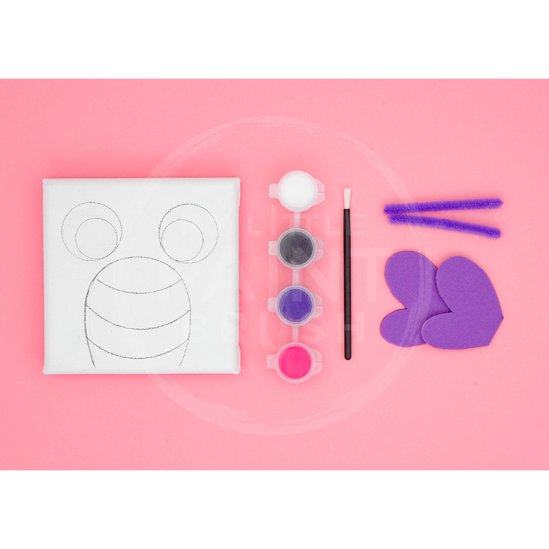 Butterfly Acrylic Paint Art Kit On Mini Canvas – My Little Paintbrush