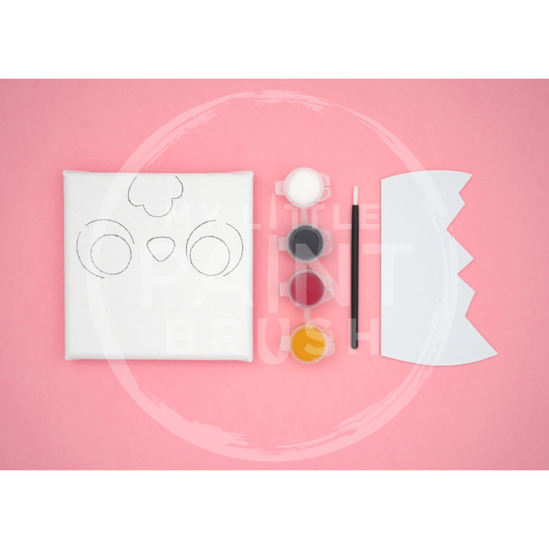 Hatching Chick Acrylic Paint Art Kit On Mini Canvas – My Little Paintbrush